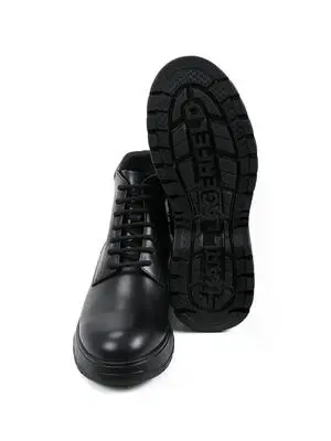 Karl Lagerfeld Lace-up Leather Boots