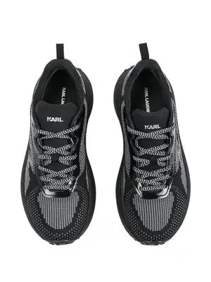 Karl Lagerfeld Logo-embroidered Knit Sneakers