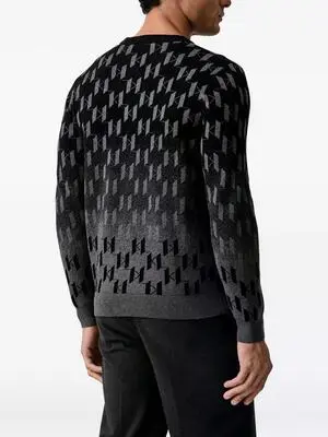 Karl Lagerfeld Monogram-pattern Sweater