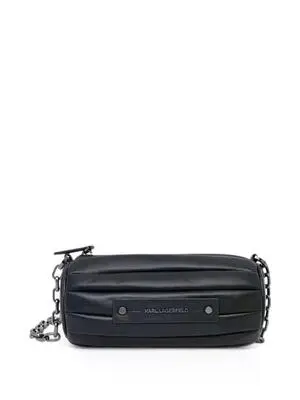 Karl Lagerfeld Quilted Leather Shoulder Bag