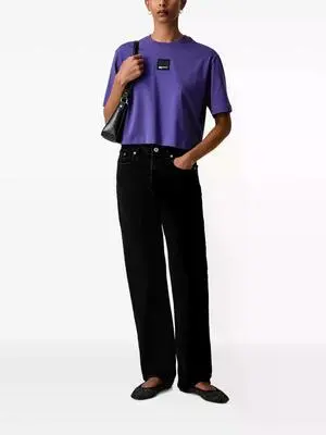 Karl Lagerfeld Logo-patch Straight-leg Jeans