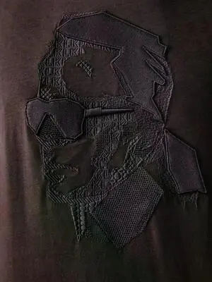 Karl Lagerfeld Ikonik-patch T-shirt
