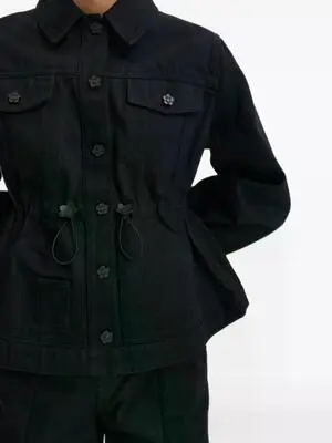 Cecilie Bahnsen Candida Drawstring-waist Denim Jacket