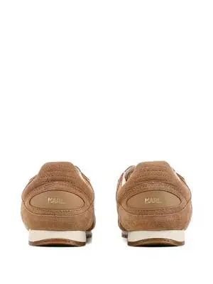 Karl Lagerfeld Logo-patch Suede Sneakers