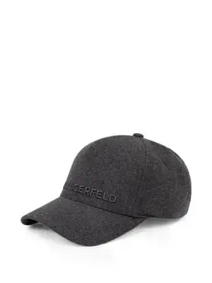 Karl Lagerfeld Embroidered-logo Baseball Cap - Grey