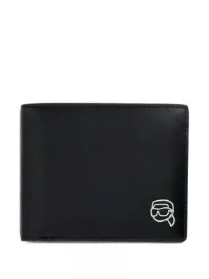 Karl Lagerfeld Ikon Bifold Wallet - Black