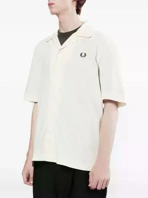 Fred Perry Logo-embroidered Short-sleeve Shirt