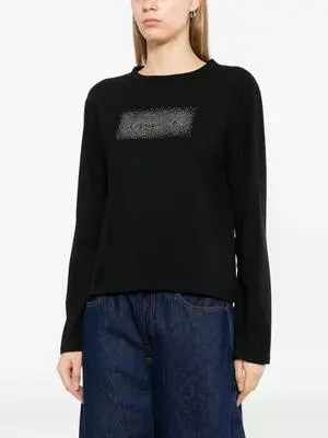 AGNES B. Logo-print Long-sleeve T-shirt