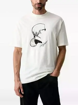 Karl Lagerfeld Graphic-print T-shirt - White