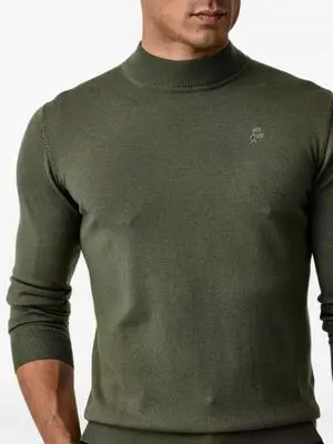 Karl Lagerfeld Logo-detail Mock-neck Sweater