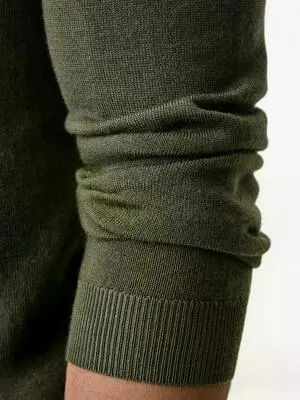 Karl Lagerfeld Logo-detail Mock-neck Sweater