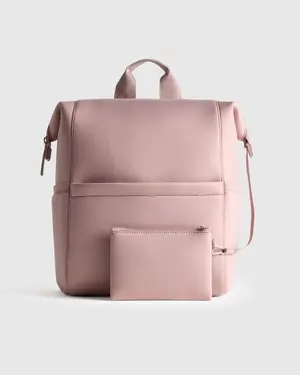 Quince All-day Neoprene Diaper Backpack - Thistle