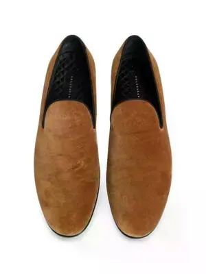 Dolce & Gabbana Velvet Piped-trim Loafers