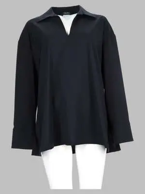 Max Mara Oversized Wool Pullover Shirt