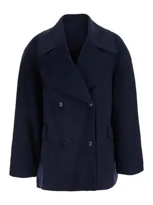 Loulou De Saison Oversized Notched-lapel Double-breasted Wool & Cashmere Jacket