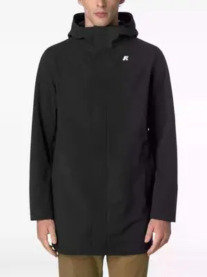 K-WAY Marlyn Bonded Hooded Jacket - Black