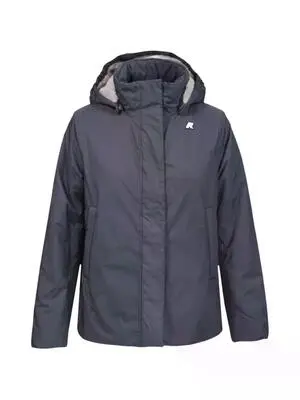 K-WAY Marlette Twill Hooded Jacket - Grey