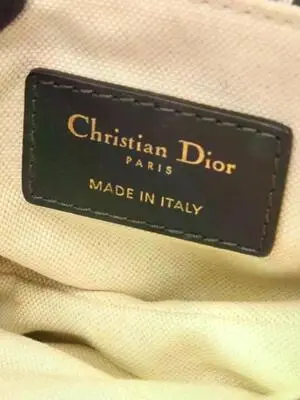 Dior 1990-2010 Mini Oblique Canvas Saddle Bag Satchel