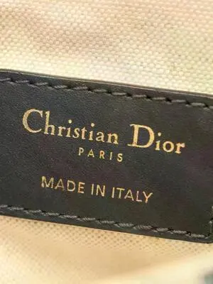 Dior 1990-2010 Mini Oblique Canvas Saddle Bag Satchel