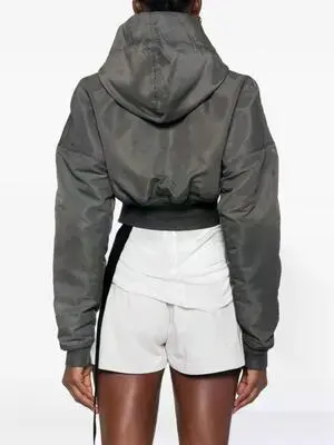 Rick Owens Cropped Hooded Jacket