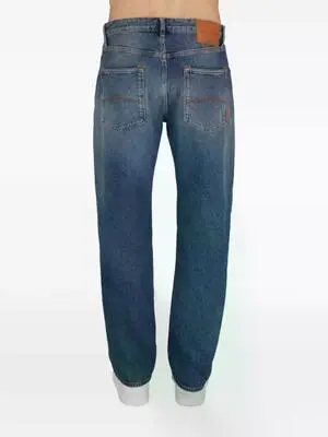 Armani Exchange Stonewashed Distressed Jeans