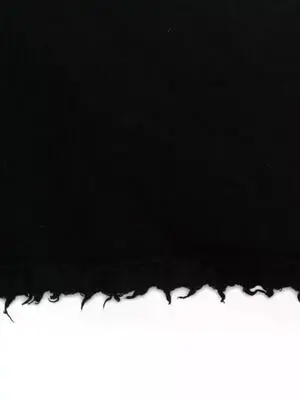 RUNDHOLZ Frayed Scarf - Black
