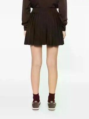 MC2 SAINT BARTH Pleated Knitted Skirt