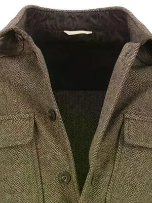 Al Duca D'aosta Herringbone-weave Western-yoke Jacket