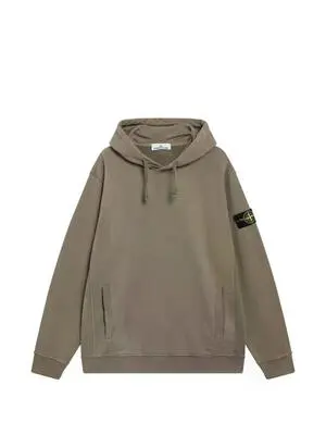 Stone Island Logo-patch Hoodie - Neutrals