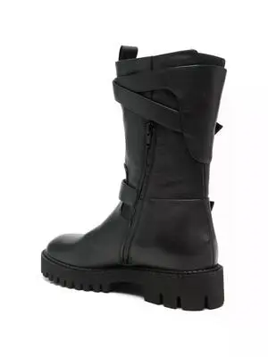 TRUMAN´S Buckle-strap Leather Boots