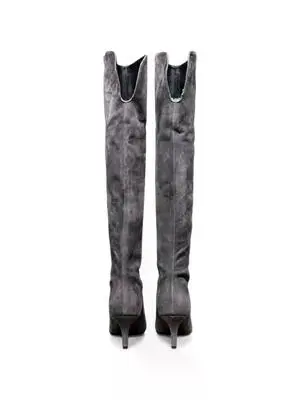 POCHE PARIS Pointed-toe Over-the-knee Boots