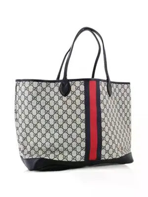 Gucci Ophidia Open Shopping Gg Coated Canvas Large Tote Bag