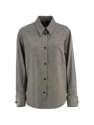 Fabiana Filippi Crystal-embellished Flannel Shirt