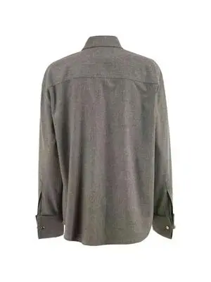 Fabiana Filippi Crystal-embellished Flannel Shirt