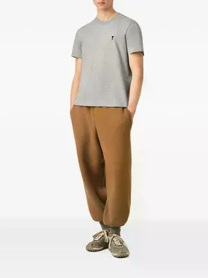 AMI Paris Cotton T-shirt With De Coeur