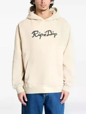 RIPNDIP Distressed Logo-print Hoodie