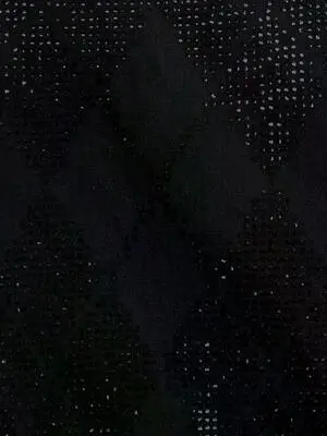 Max Mara Argyle Rhinestone-embellished Sweater