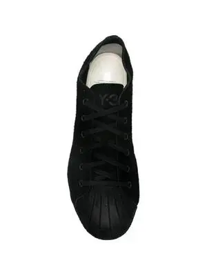 Y3 Suede Shell-toe Sneakers