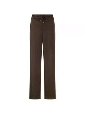 MARCCAIN Warri Drawstring Wide-leg Trousers - Brown