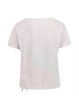 BETTY BARCLAY Textured Drawstring-hem T-shirt