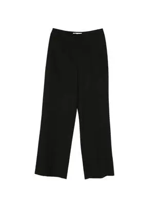 Marc O'polo Straight-leg Tailored Trousers - Black