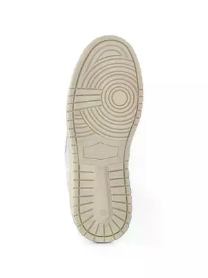 EVENU Crackle-effect Panelled Sneakers