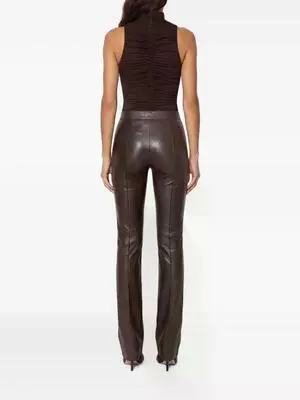 Elisabetta Franchi Bodysuit In Stretch Jersey Fabric With Jewel Collar