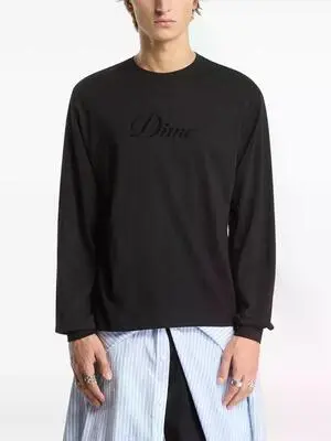 DIME Cursive Long-sleeve T-shirt