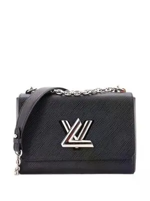 LOUIS VUITTON Twist Handbag Epi Leather Mm Crossbody Bag - Black