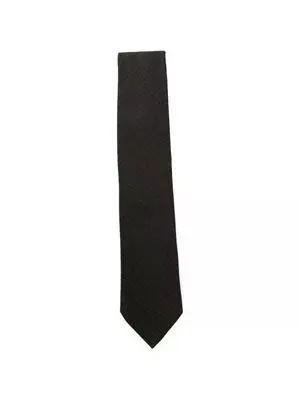 Zegna Textured-finish Tie - Brown