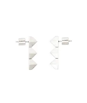 ALLSAINTS Spike Metal Bead Earrings - Silver