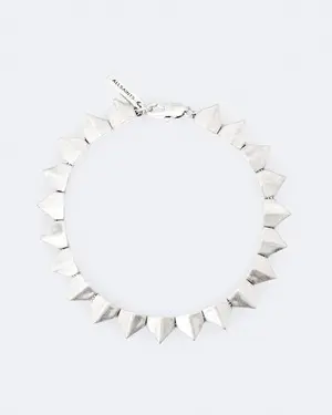 ALLSAINTS Spike Metal Bead Bracelet - Silver