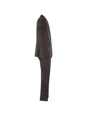 BOSS Two-piece Slim-fit Suit In Patterned Stretch Wool