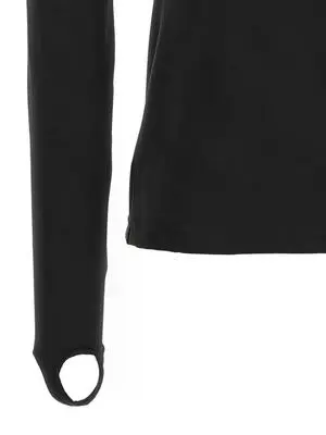 COURREGES Second Skin Logo-patch Sweater